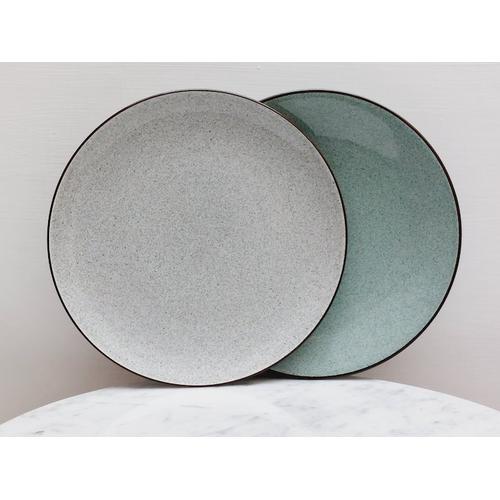 Jual Piring Makan Cafe - Dinner Plate Granite - Biru - Kota Medan ...