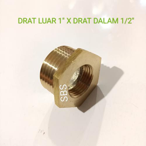Jual Neple sok sambung drat luar 1" x drat dalam 1/2" / Vlok ring 1"x1/2" - Kota Tangerang ...