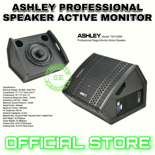 Jual speaker aktif monitor 12 inch original ashley tw112sm speaker ...