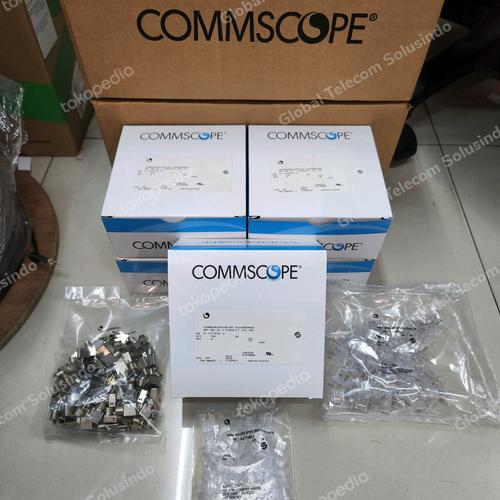 Jual Commscope Connector RJ45 Cat6 AMP Konektor RJ45 Cat6 + Shield ...