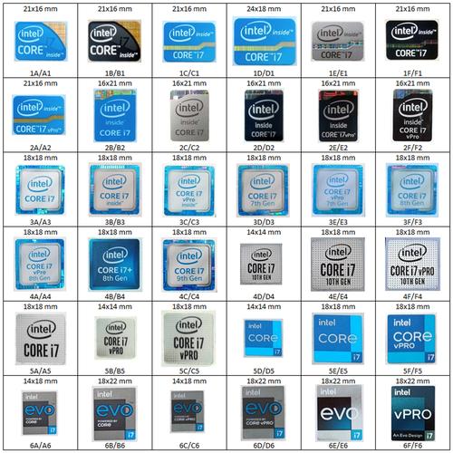 Jual Stiker Sticker Logo Core i7 Intel Inside - 2, E - Kab. Karawang ...