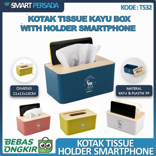 Jual Tempat Tissue Aesthetic Kotak Box Tisu Cafe Estetik Kayu Minimalis ...