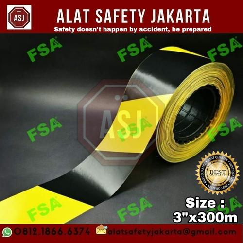 Jual Safety Line Garis Proyek Police Line FSA 3 x 300 Meter Kuning ...