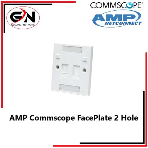 Jual AMP Commscope FacePlate 2 Hole - Jakarta Pusat - Gudang Network ...