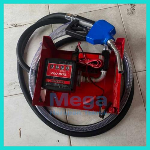 Jual pompa solar/Minyak flow meter FLO RITE DC 12V analog 4 digit ...