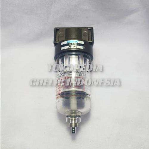 Jual AIR FILTER AUTO DRAIN AF-200-A PORT SIZE 1/4" CHELIC - Kota ...