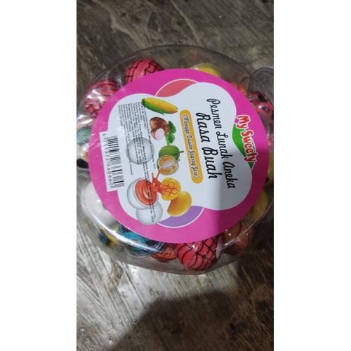Jual permen lunak bulat, permen lumvi lunak, permen bola lunak - isi 10 ...