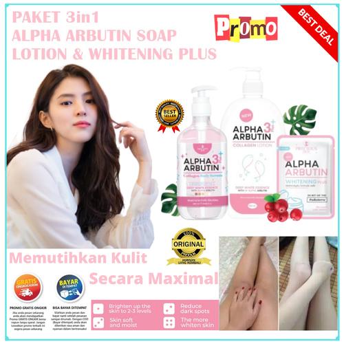 Promo Precious Skin Alpha Arbutin 3 Plus Whitening lotion Soap Kapsul Powder - Kota Tangerang ...