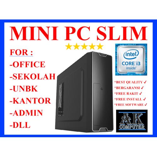 Jual PC RAKITAN MINI SLIM UNBK KANTOR OFFICE INTEL CORE I3 / 4GB ...