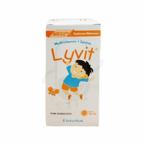 Jual Lyvit Syrup Suplemen Tumbuh kembang anak 60 ml - Kota Medan ...