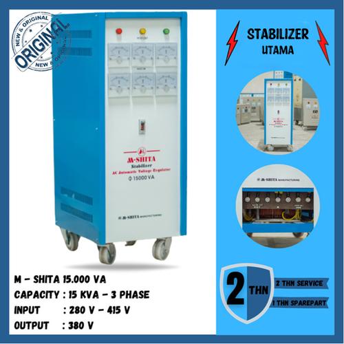 Jual Stabilizer Listrik Stavolt Matsushita / M-SHITA 15000 VA 3 PHASE ...