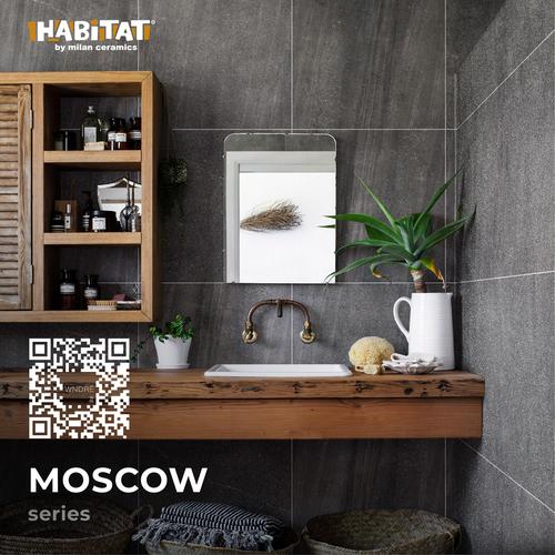 Jual Habitat Moscow series ceramic tiles keramik lantai dinding - Grey ...