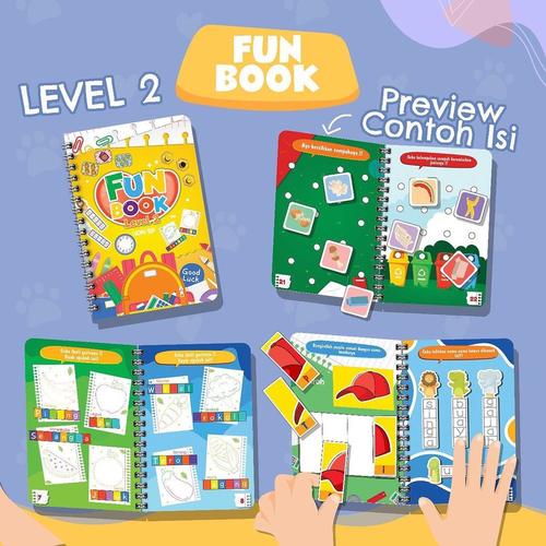 Jual Konsep FunBook Level 1-3 Busy Book Buku Aktivitas Edukasi Anak TK ...