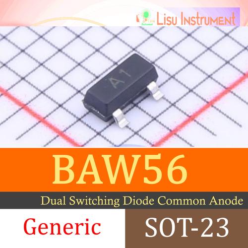 Jual BAW56 A1 SOT23 75V 300mW Dual Surface Mount Switching Diode - Generic Biasa - Kota Depok ...