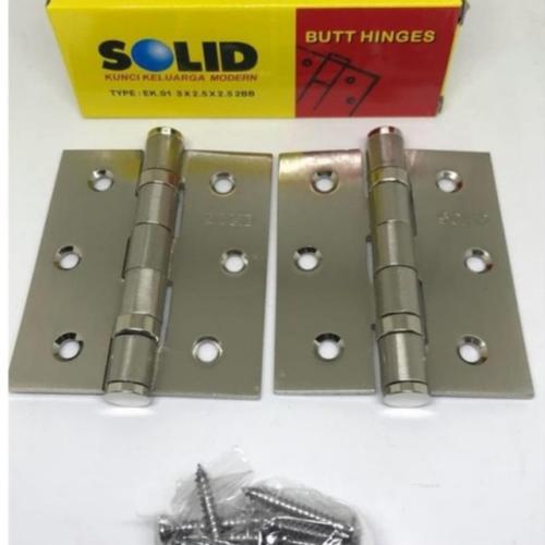 Jual promo engsel solid 3 inc engsel pintu engsel jendela - Kota ...