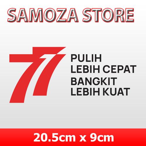 Jual Cutting Stiker Sticker Logo HUT RI 77 - Kota Tangerang Selatan ...