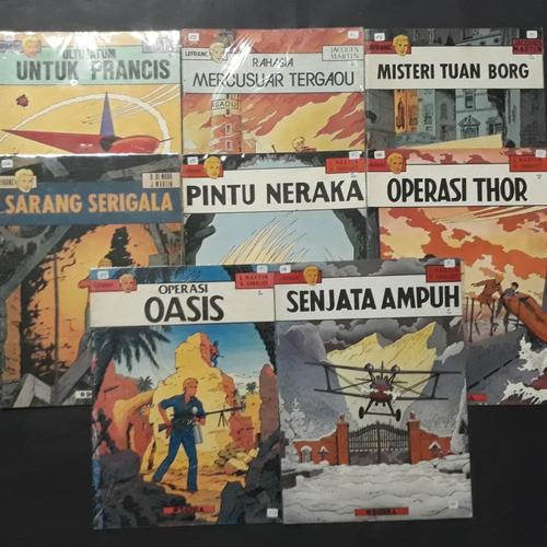 Jual PAKET KOLEKSI 8 KOMIK LEFRANC/JACQUES MARTIN/INDIRA 1982 - Jakarta ...