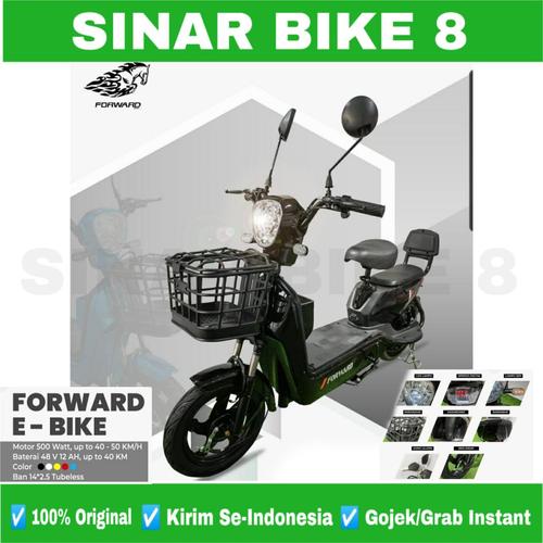 Jual Sepeda Listrik FORWARD Electric E Bike 500 Watt - Yellow - Kab ...