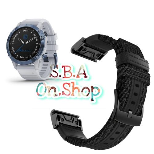 Jual Strap Nylon Nilon Woven Quick Fit Garmin Fenix 6 Pro Solar ...