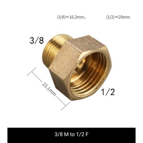 Jual VLOK RING BUSHING KUNINGAN 1/2" FEMALE x 3/8" MALE - Kota Bandung ...