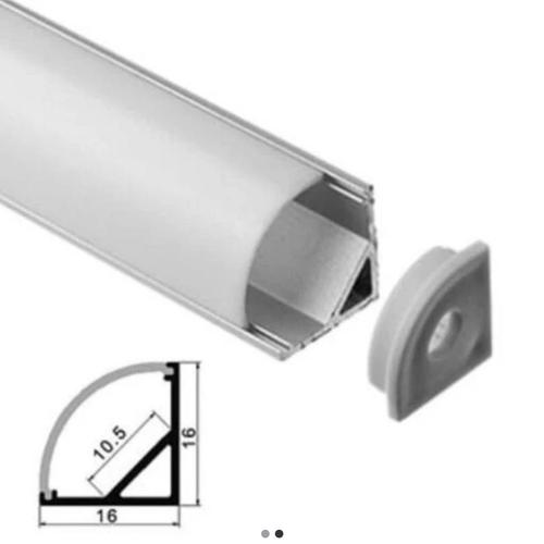 Jual Housing led strip aluminium siku doff cover/kap rumah Lampu led ...