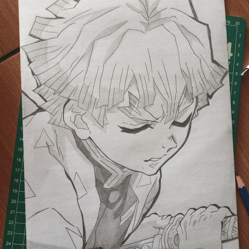 Jual Sketsa gambar anime Demons Slayer - Kab. Subang - ZhoseCraft ...