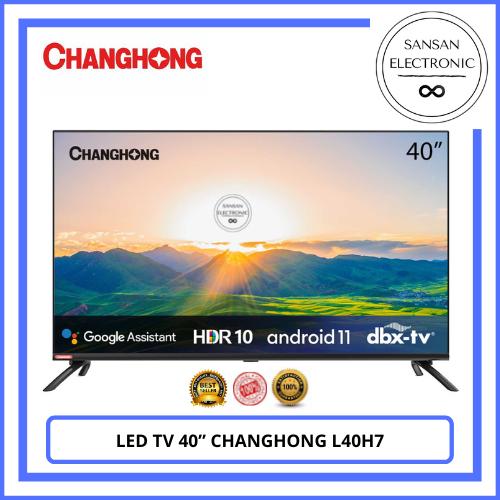 Jual LED TV CHANGHONG L40H7 40H7 40" 40 INCH ANDROID 11 SMART TV BEZEL LESS - Kota Bekasi ...