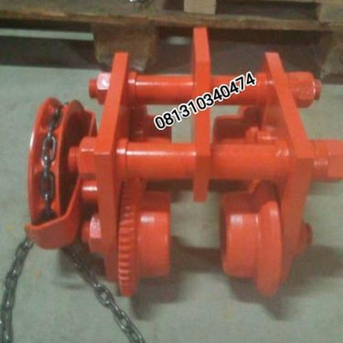 Jual manual trolley NITCHI 5 ton - 2 varian type GT-5 - 5 ton x 3 meter ...