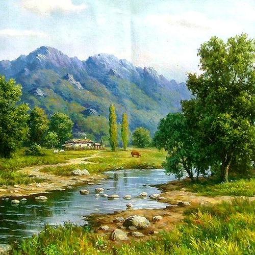 Jual lukisan 100% original handmade painting - Kab. Bandung - LENKA art ...
