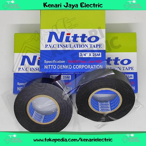 Jual isolasi nitto hitam 3/4 × 25 m / Isolasi nitto Warna - Kuning - Jakarta Pusat - Kenari ...