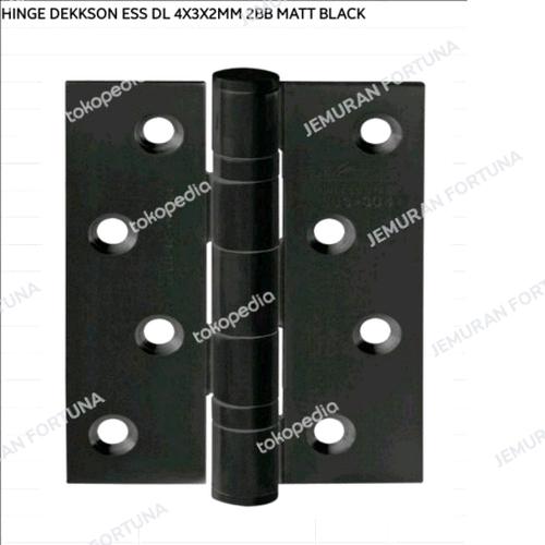 Jual Hinge Dekkson Ess DL 4X3X2MM 2BB BK Engsel Deluxe Dekson 4 Inch ...