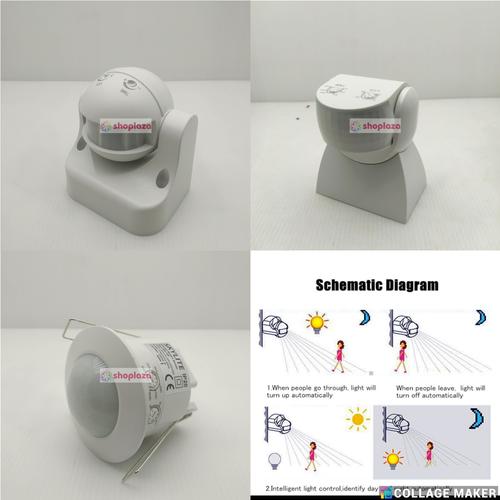 Jual SENSOR LAMPU GERAK CAHAYA PIR SENSOR INFRARED MOTION SENSOR - MS ...