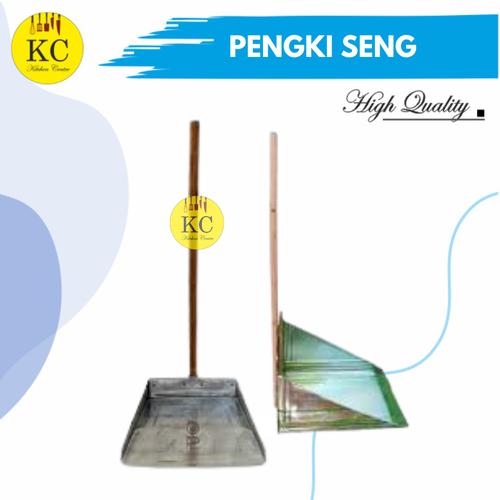 Jual Pengki Serok Sampah Seng Pengki Kaleng Tradisional Serokan Sampah ...