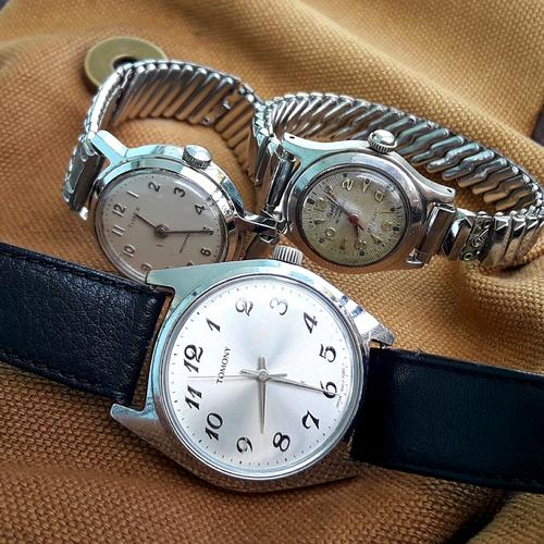 Jual borongan jam ladies vintage seiko tomony timex oris elgin mickey ...