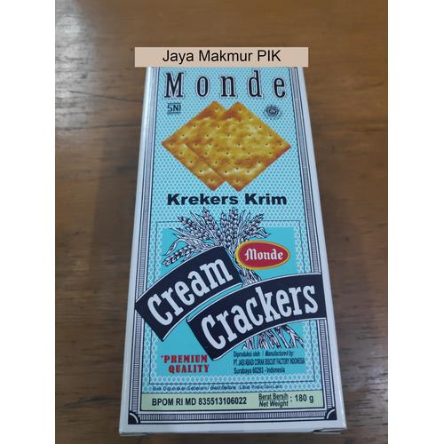 Jual Monde Cream Crackers Premium / Biskuit Krim Premium 180 gram ...