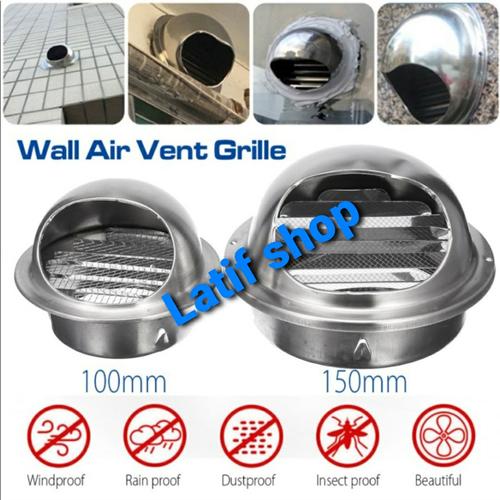 Jual Grill keong alu 4 in vent cup grill flexible ducting 4 in /penutup ...