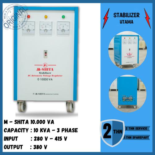 Jual Stabilizer Listrik Stavolt Matsushita / M-SHITA 10000 VA 3 PHASE ...