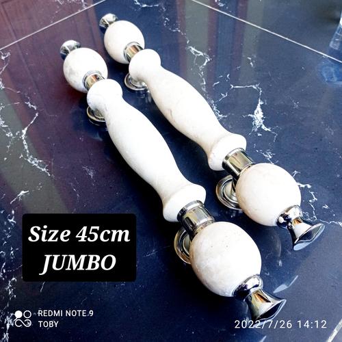 Jual Handle pintu MARMER 45cm JUMBO / Gagang pintu rumah Batu Marmer ...