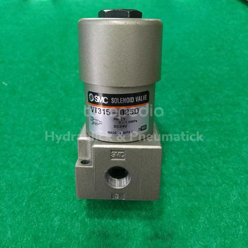 Jual SOLENOID VALVE VT315-025D SMC 3 Port 1/4" ORIGINAL JAPAN - Jakarta Barat - Hydraulick ...