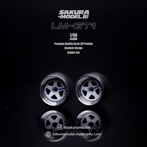 Jual 1/64 Custom Wheels Sakura model Nismo LM-GT1 - White + Decal ...