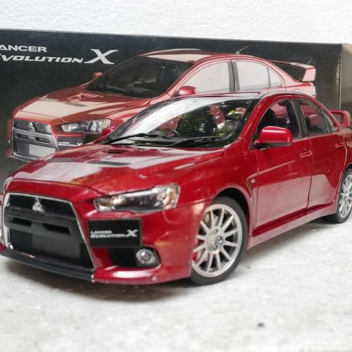 Jual cms 1:18 mitsubishi lancer evolution x red RHD - Kota Malang ...