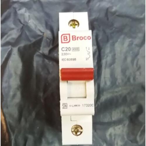 Jual MCB Broco 1 Phase 20A - Jakarta Pusat - mcorners88 | Tokopedia