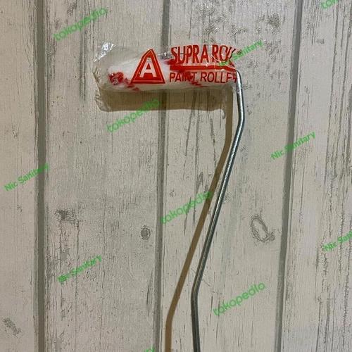 Jual Kuas rol kapal SUPRA / Kuas rol kapal 1 Set gagang + busa SUPRA 4 ...