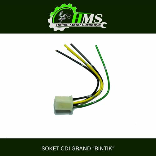 Jual SOKET CDI GRAND - SOCKET COP LAWAN CDI (BINTIK) ASTREA / PRIMA ...