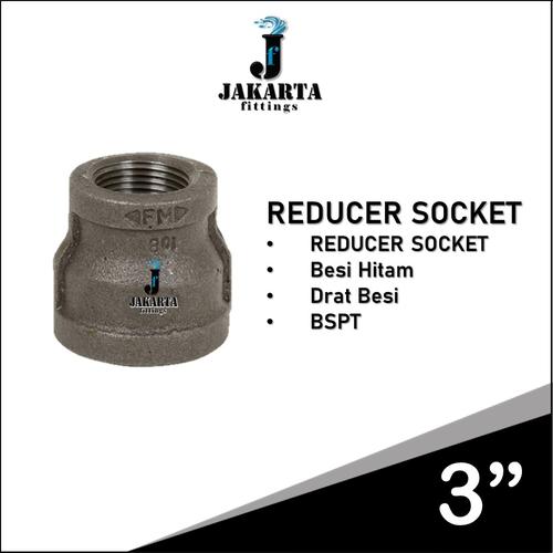 Jual REDUCER SOCK/VLOK SOCK PIPE PIPA BESI HITAM DRAT BESI BSPT 3" 4" 6 ...
