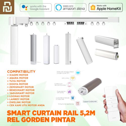 Jual SMART Curtain Rail for Smart Curtain Motor ( Rel Gorden ) 5,2m ...