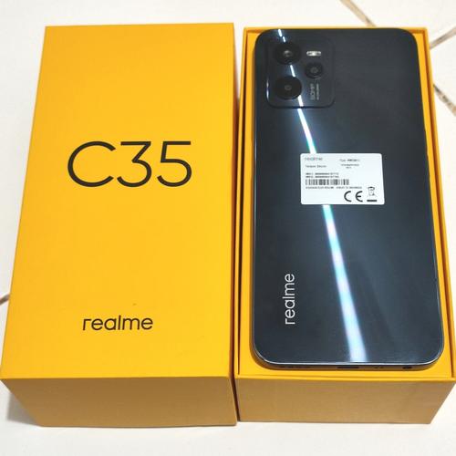 Jual Realme C35 4/64Gb second like new (Grade A) Fullset acc ori ...