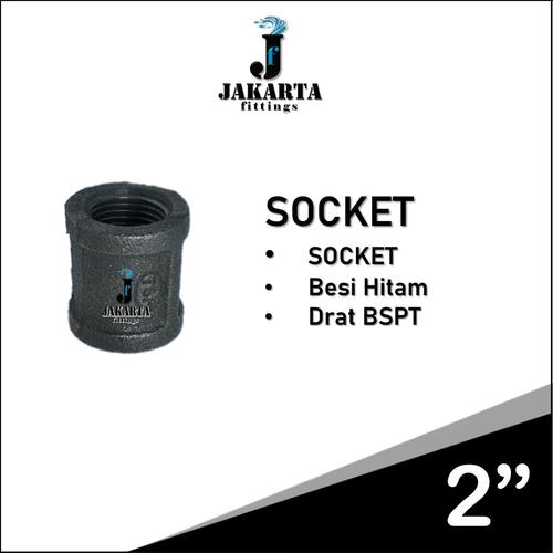 Jual SOCKET PIPE PIPA BESI HITAM DRAT BESI BSPT 2" 2-1/2" 3" 4" 5" 6 ...