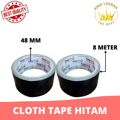 Jual Lakban Kain Hitam Cloth Tape Hitam 48 mm 8 Meter - Kota Tangerang ...