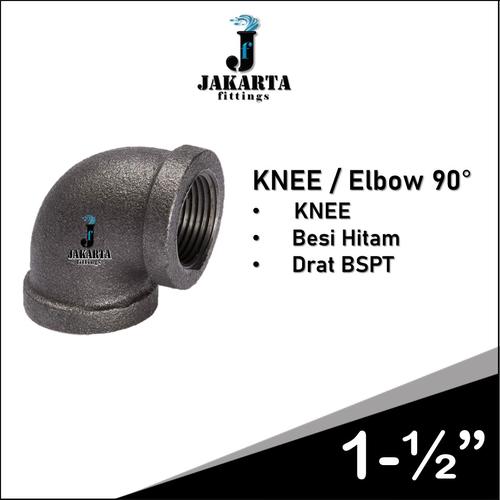 Jual ELBOW / KNEE 90 PIPE PIPA BESI HITAM DRAT BESI BSPT 1-1/2" 2" 2-1/ ...